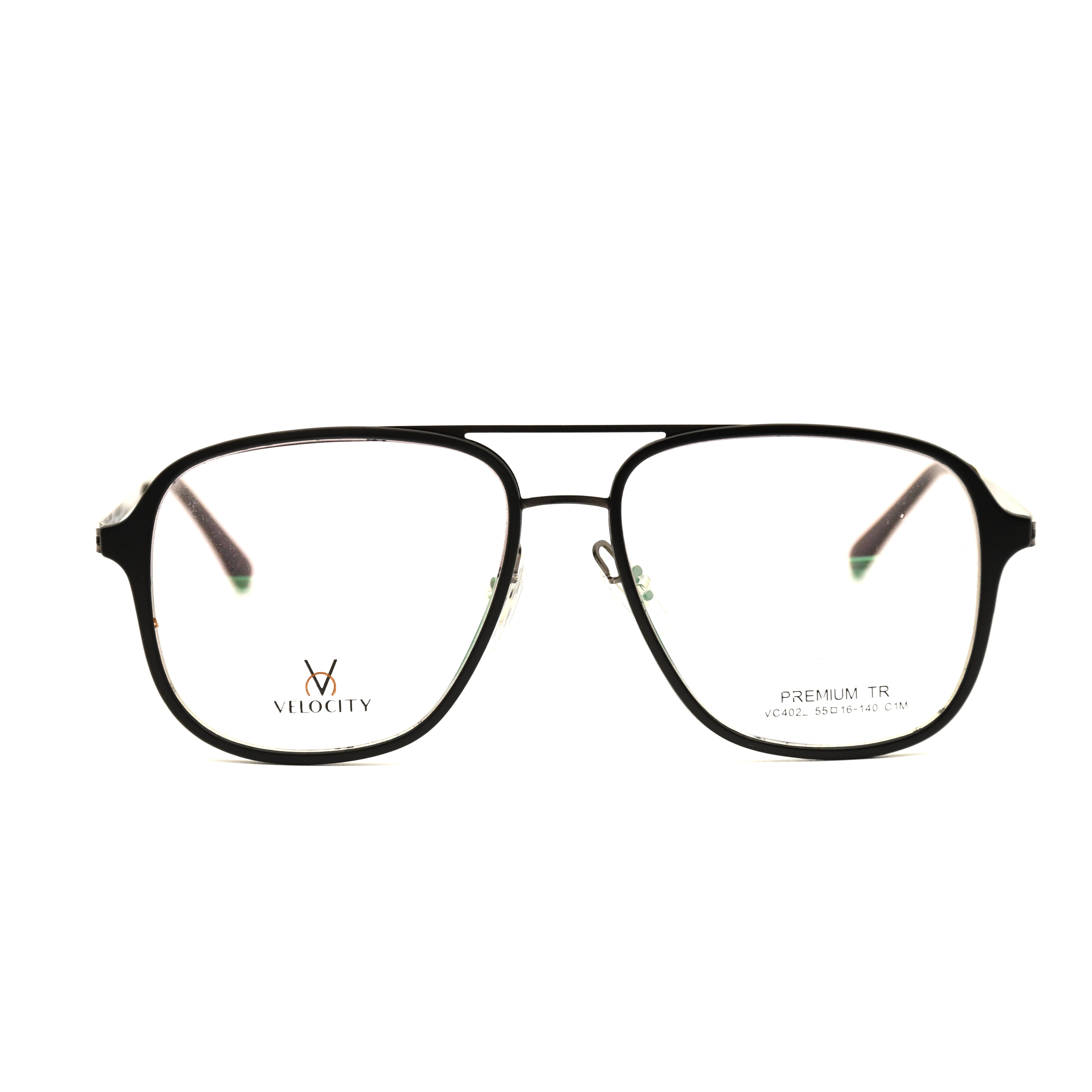 Velocity Rectangle Full Rim Metal Eyeglasses - 4022-C1M – Speksee