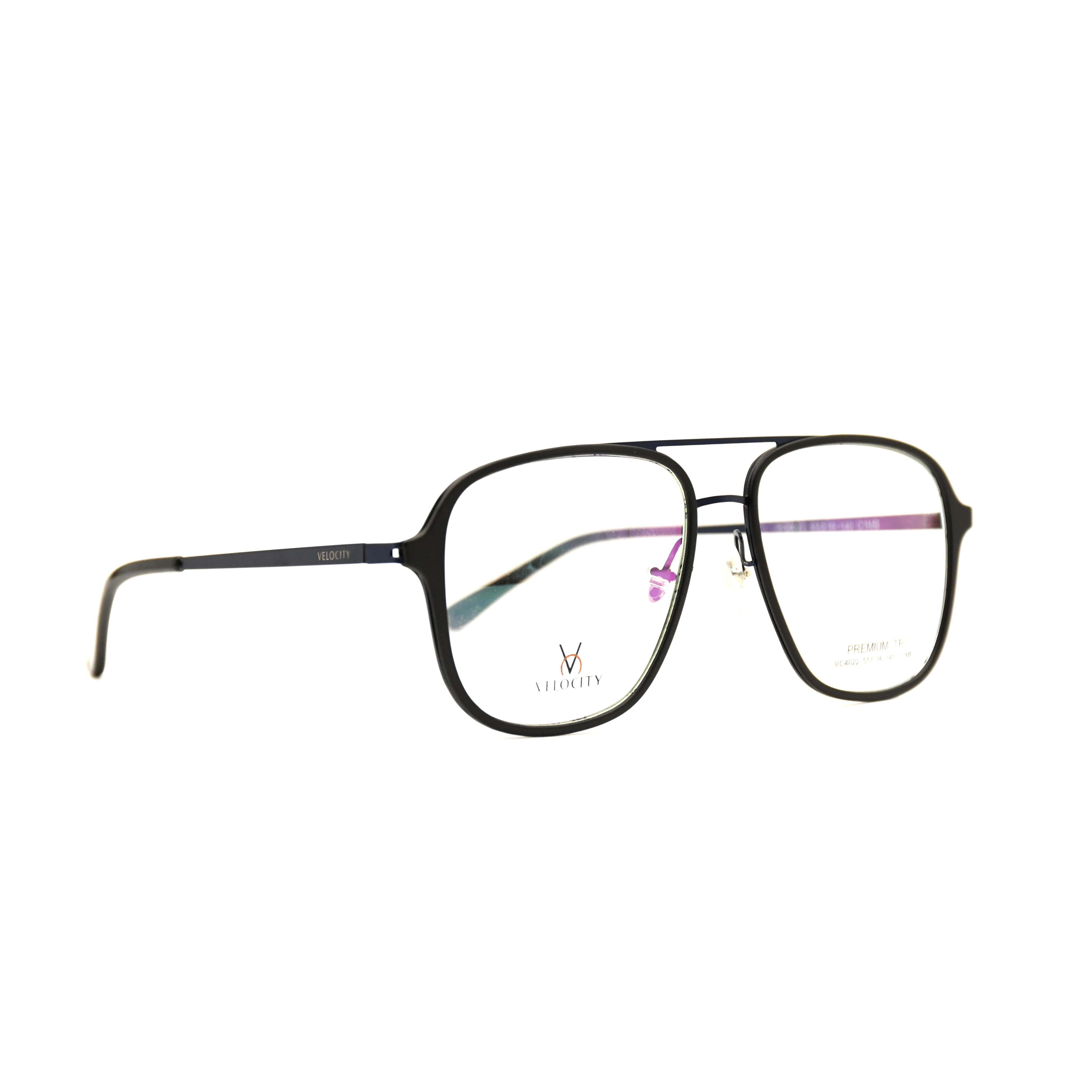 Velocity Rectangle Full Rim Eyeglasses - 4022-C1MB – Speksee